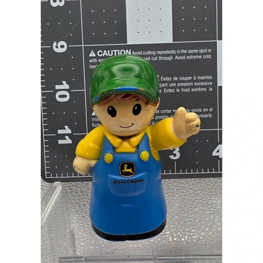 Toys | Fisher Price Little People John Deere Farmer Figure Blue ...